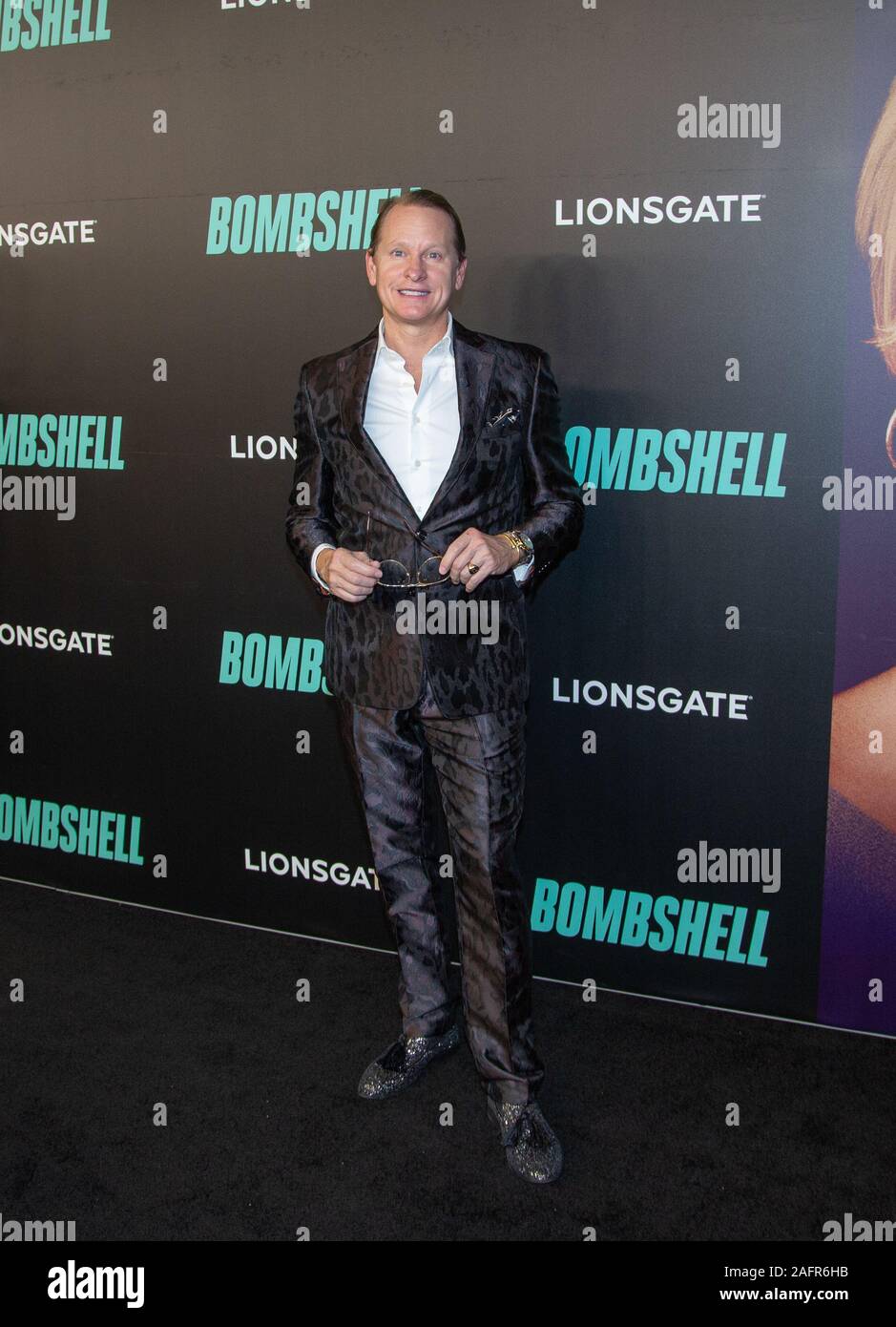 New York, United States. 16th Dec, 2019. Carson Kressley arrives on the ...
