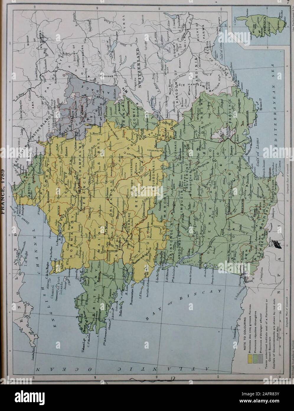 Europe 1789 map hi-res stock photography and images - Alamy