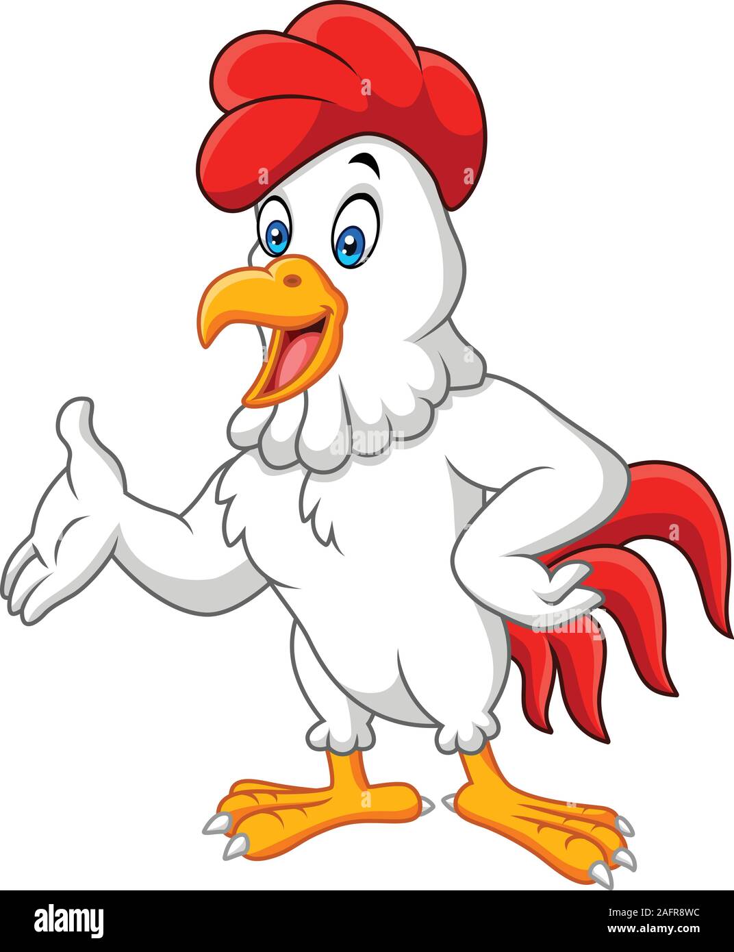 Cartoon rooster posing Stock Vector Image & Art - Alamy