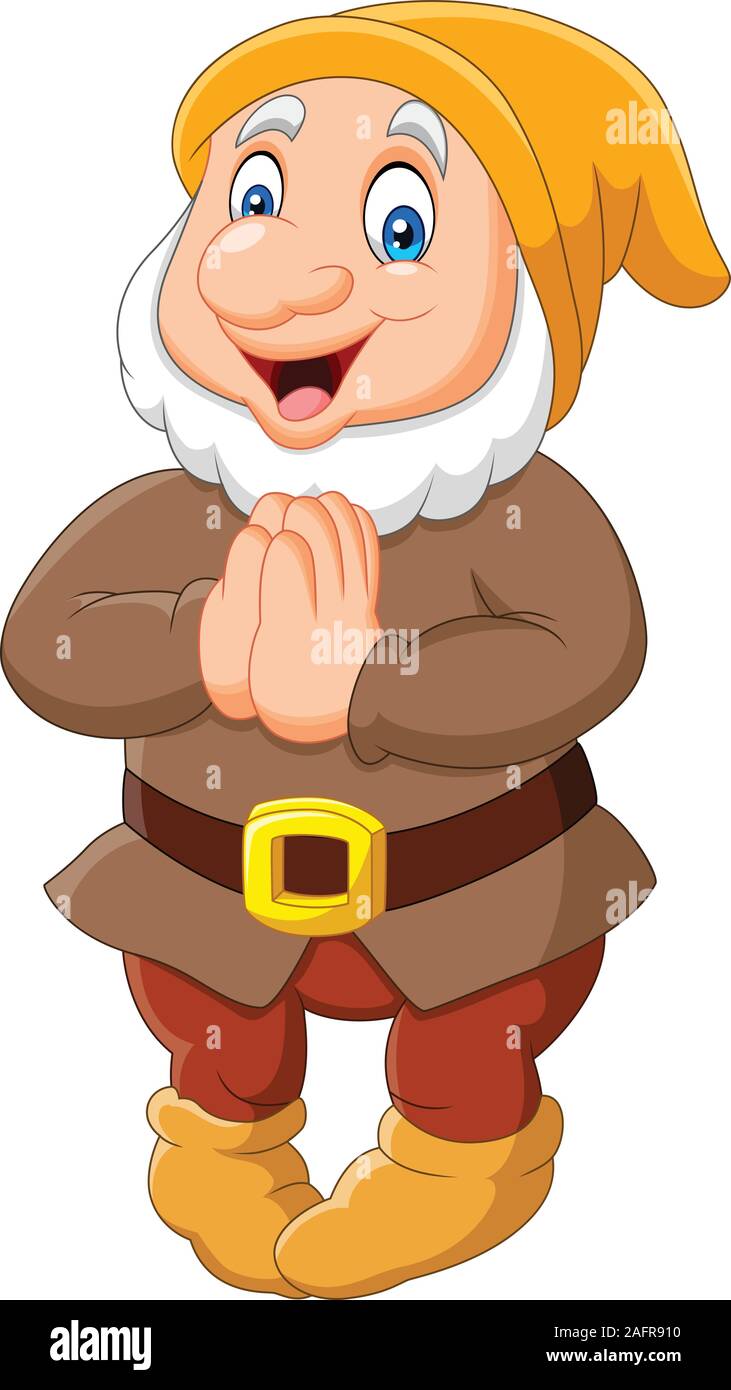 Cartoon happy dwarf Stock Vector Image & Art - Alamy