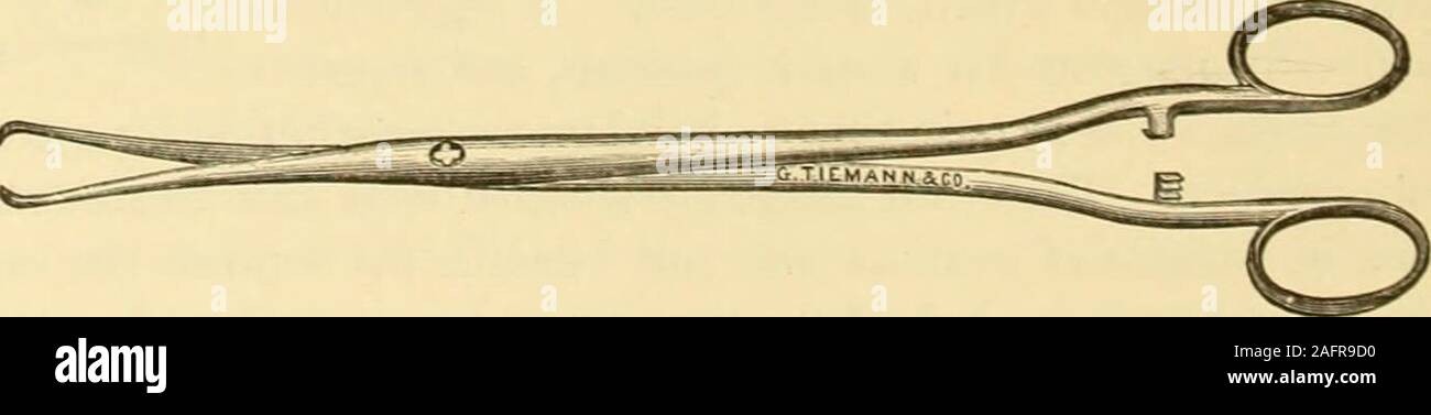 . Clinical gyncology, medical and surgical. Museux forceps. against the ...