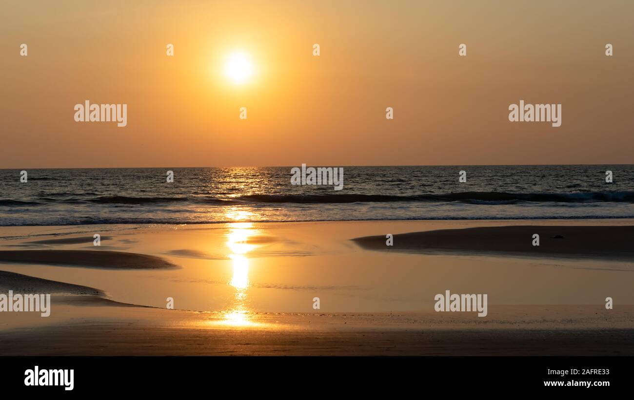 Sunset scene in goa hi-res stock photography and images - Alamy
