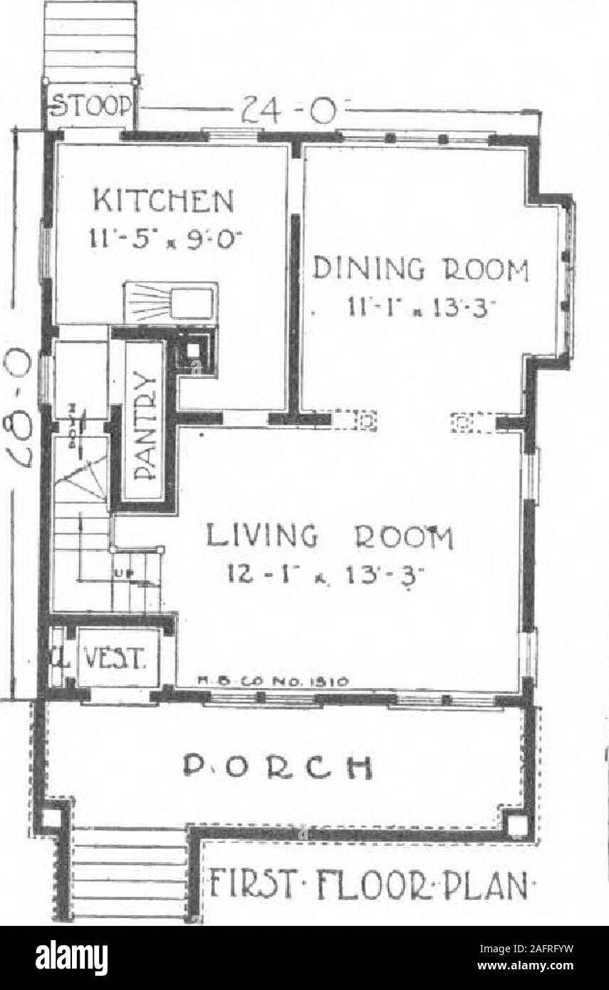 . A plan book of Harris homes. screened in. We enter the house through ...