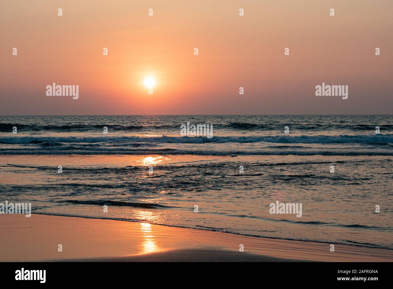 Sunset scene in goa hi-res stock photography and images - Alamy