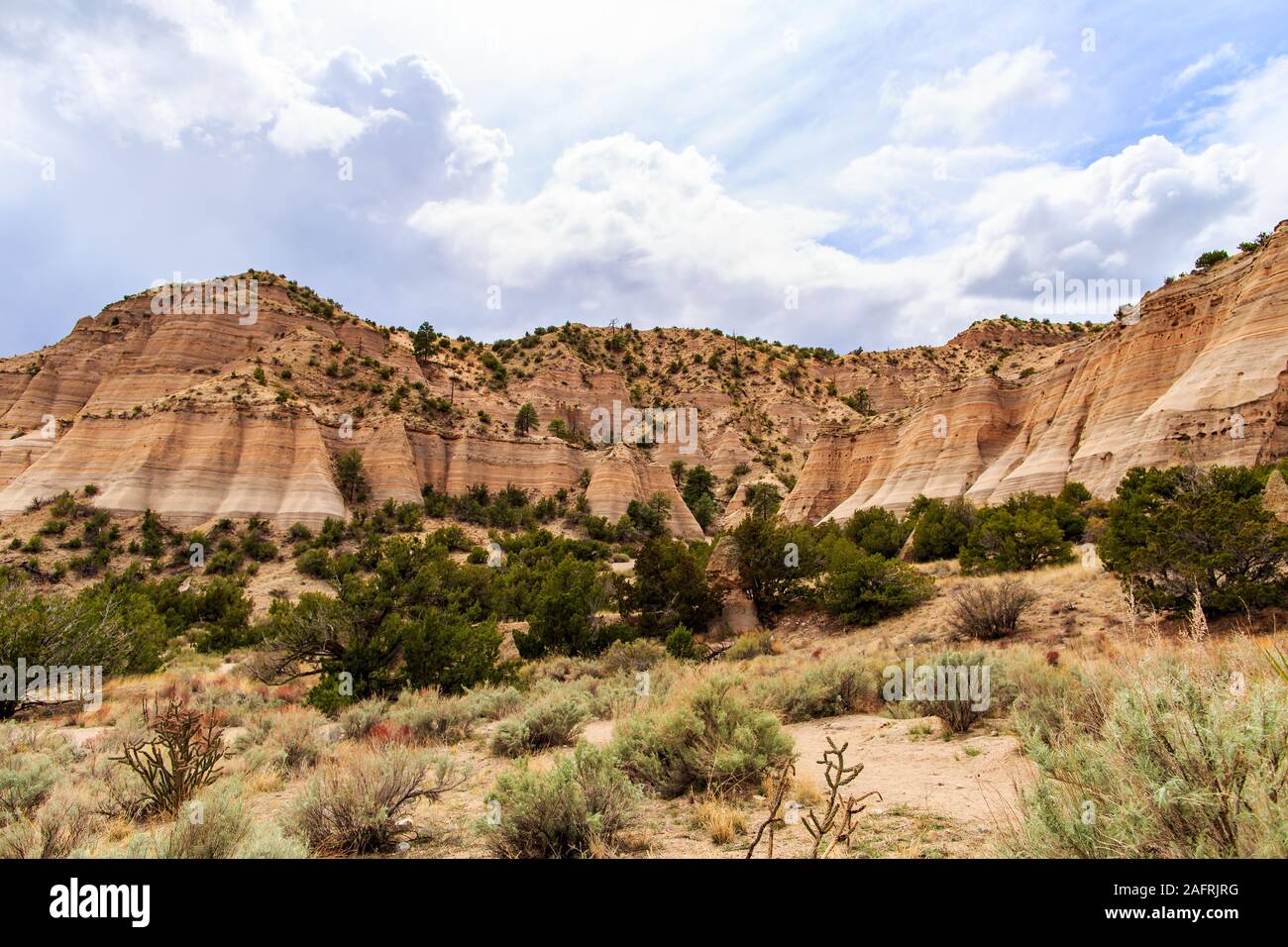 Rock formations in the Kasha Katuwe National Monument Park or Kasha ...