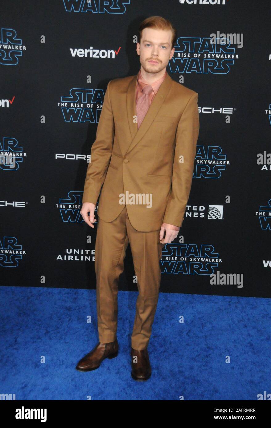 Hollywood, California, USA 16th December 2019 Actor Cameron Monaghan ...