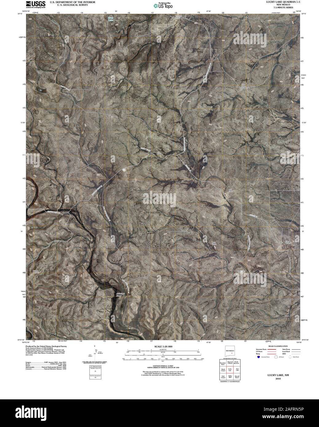 Lucky lake map hi-res stock photography and images - Alamy