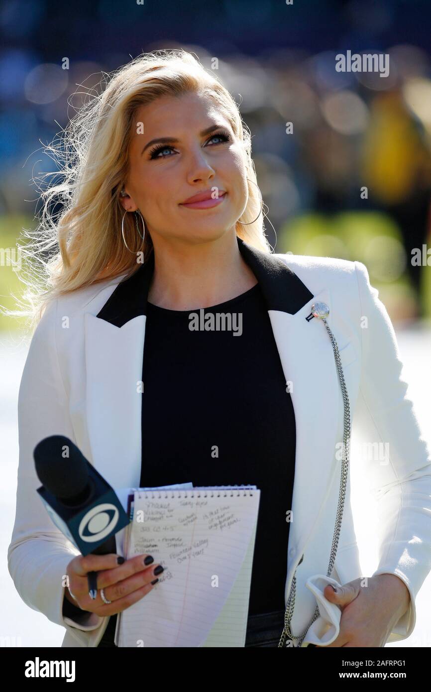 Carson, California, USA. 15th Dec, 2019. CBS sideline reporter Melanie ...