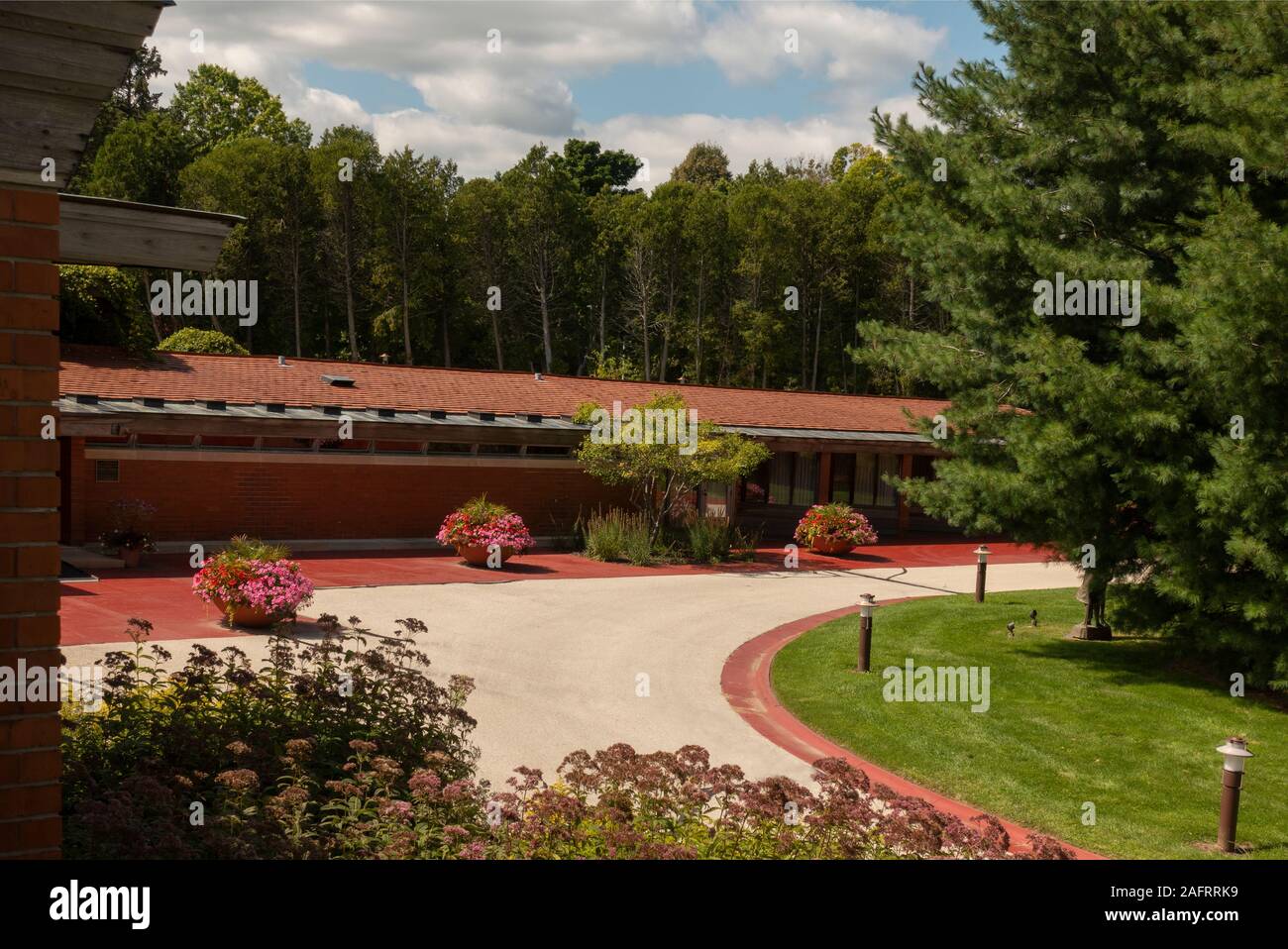Wingspread house by Frank Lloyd Wright in Racine Wisconsin Stock Photo ...