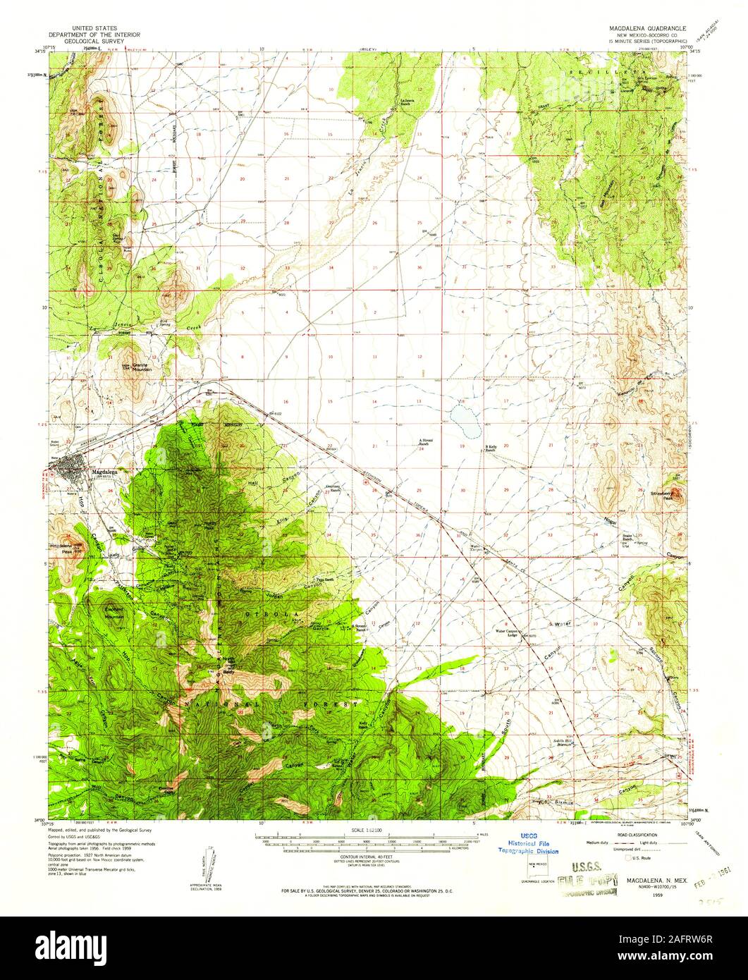 Map of magdalena Cut Out Stock Images & Pictures - Alamy