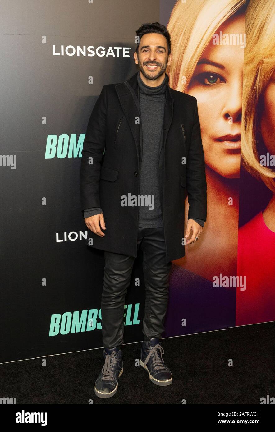 New York, NY - December 16, 2019: Amir Arison attends Bombshell special ...