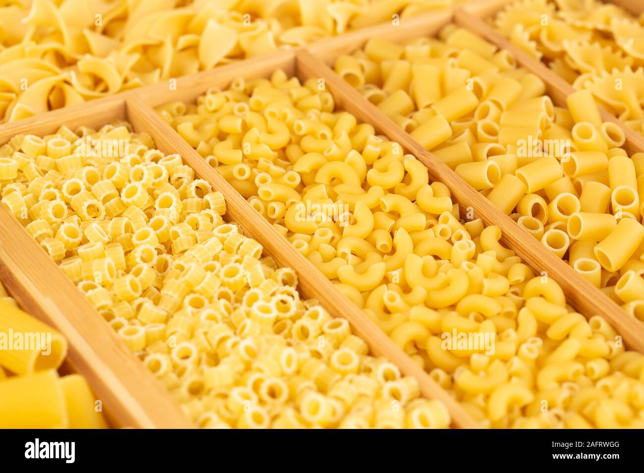 Collection various uncooked pasta hi-res stock photography and images ...