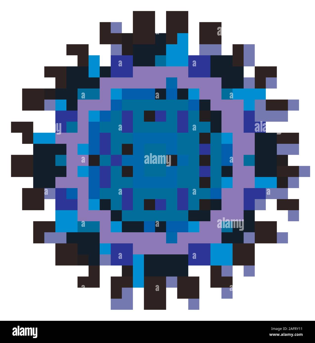 Mandala patterns on isolated background illustration Stock Vector Image ...