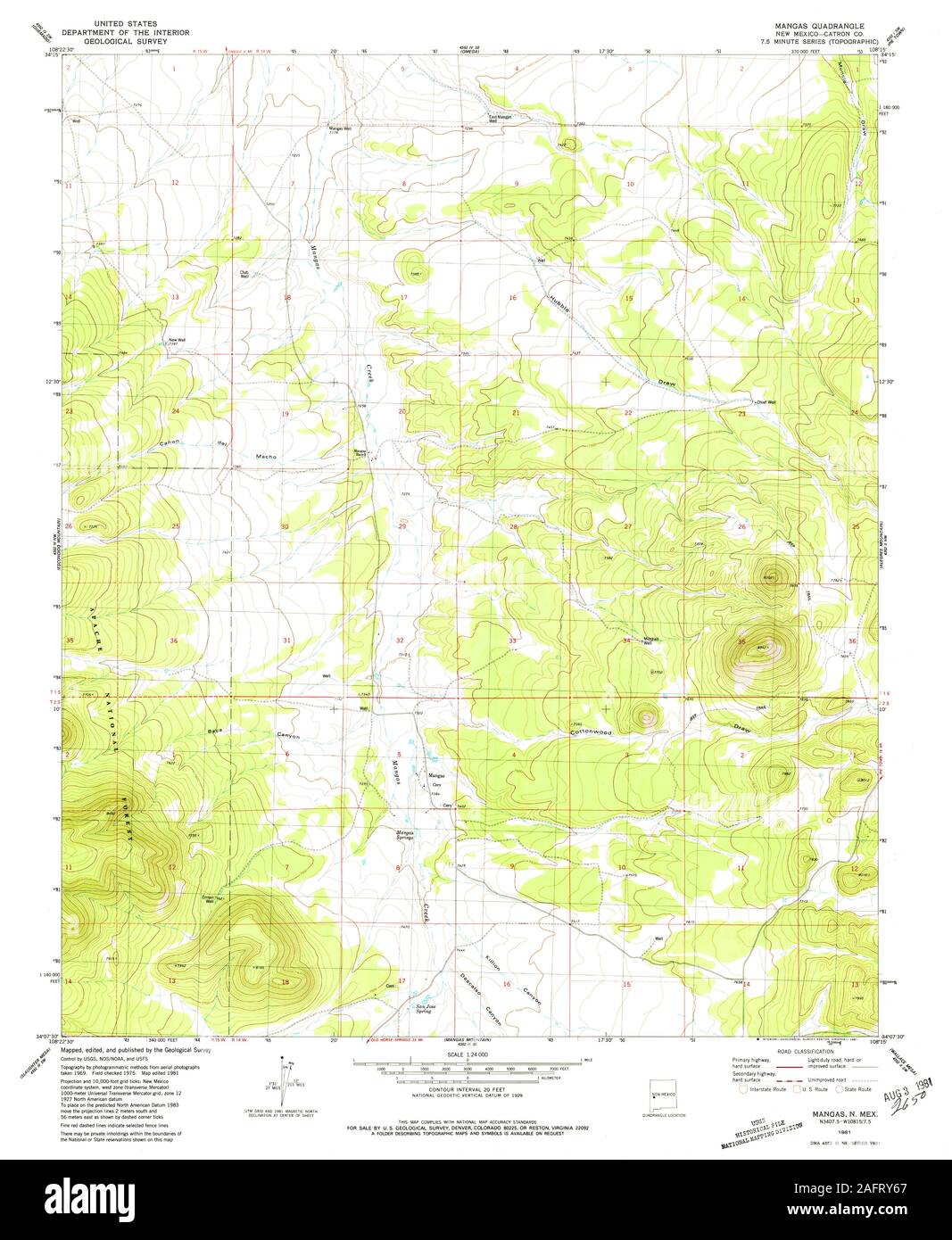 1981 mexico map hi-res stock photography and images - Alamy