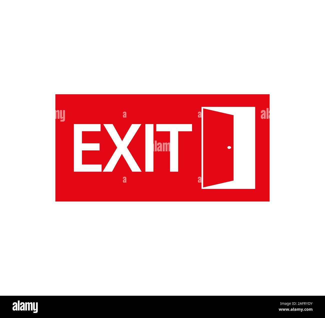 Exit Sign Vector