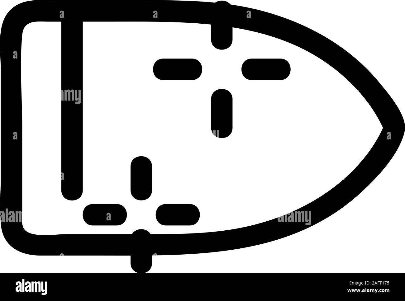 lead bullet icon vector. Isolated contour symbol illustration Stock ...