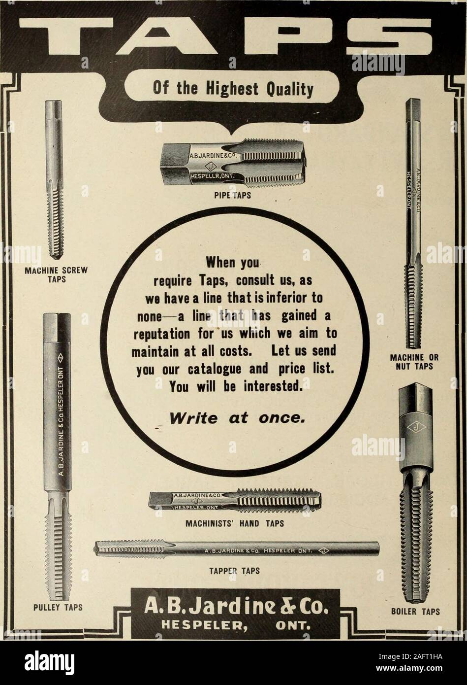 . Canadian machinery and metalworking (January-June 1913). 30 CANADIAN ...