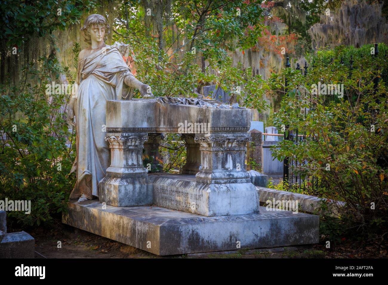 Bonaventure Cemetery is a rural cemetery located on a scenic bluff of ...