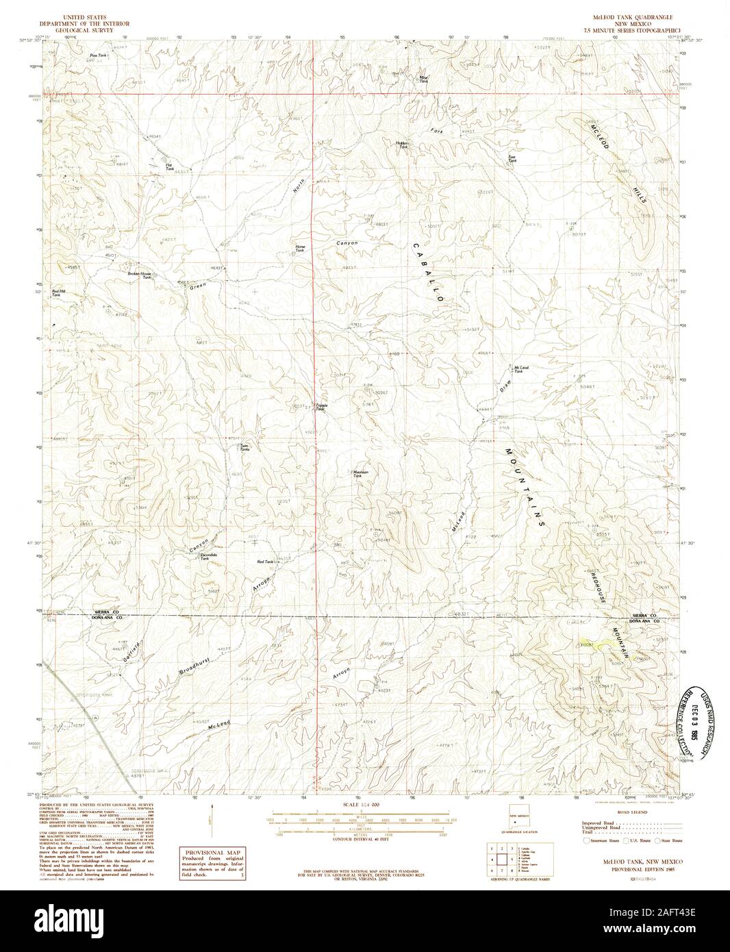 Mcleod map hi-res stock photography and images - Alamy
