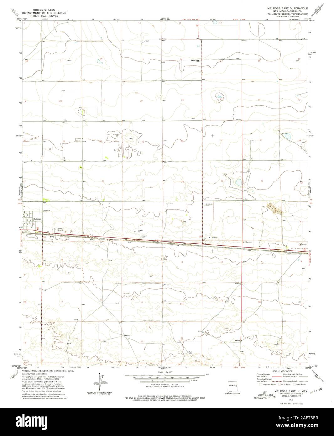 Melrose map Cut Out Stock Images & Pictures - Alamy