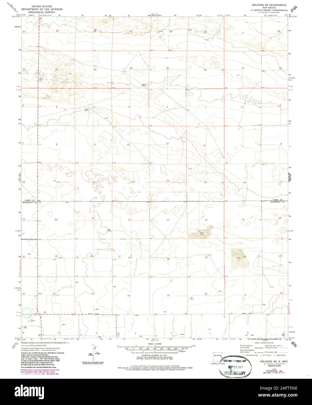 Melrose map Cut Out Stock Images & Pictures - Alamy