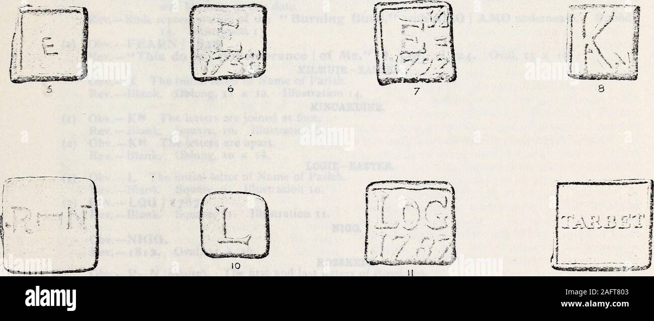 . Scottish notes and queries. 9 Stock Photo - Alamy