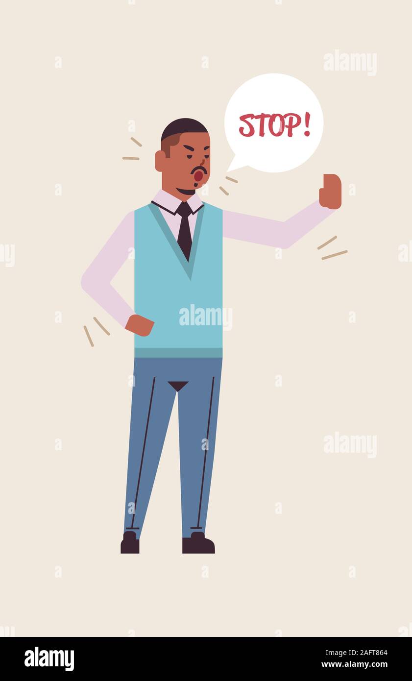 Cartoon angry man bubble hi-res stock photography and images - Alamy