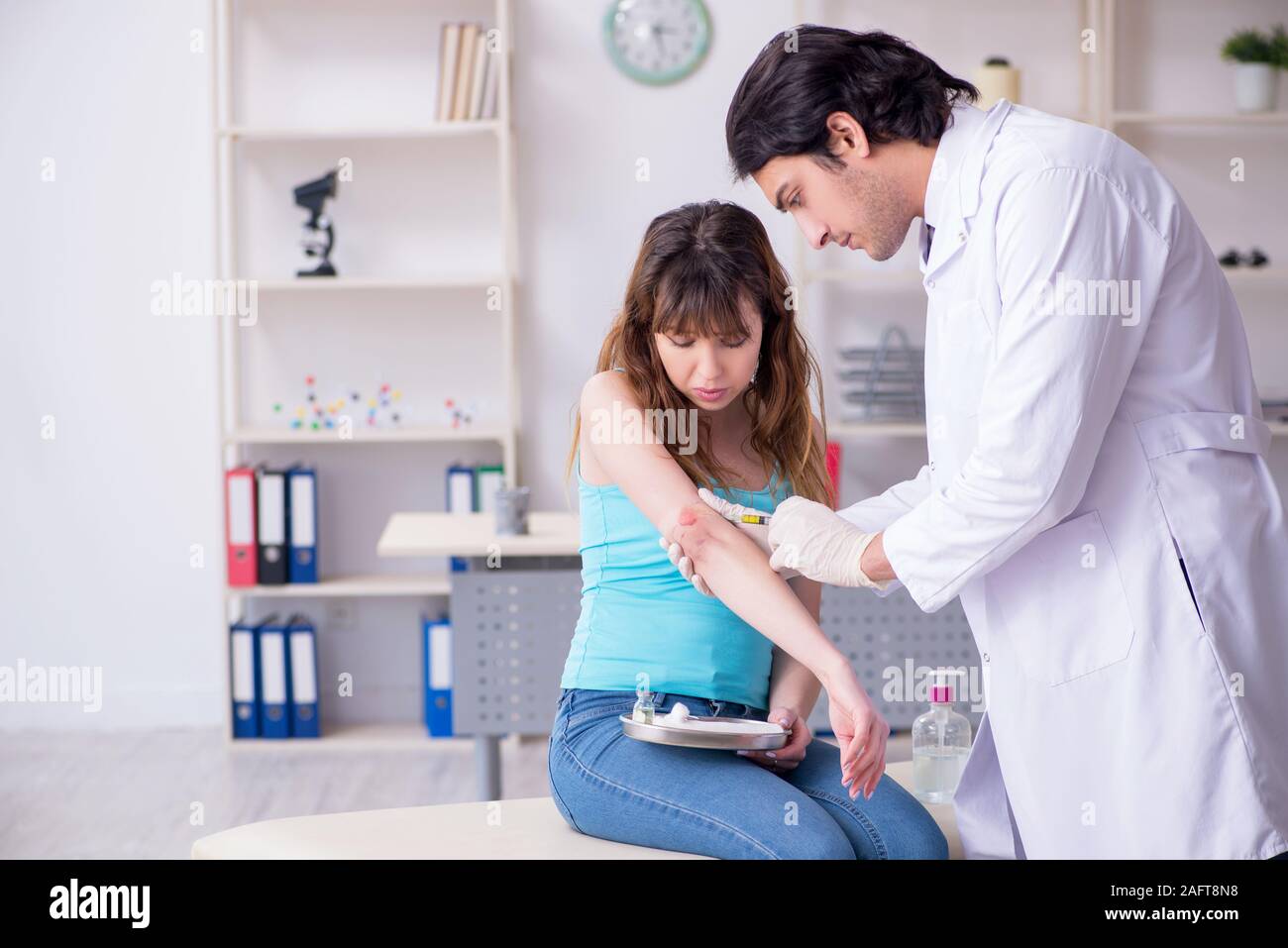 Scraped arm hi-res stock photography and images - Alamy