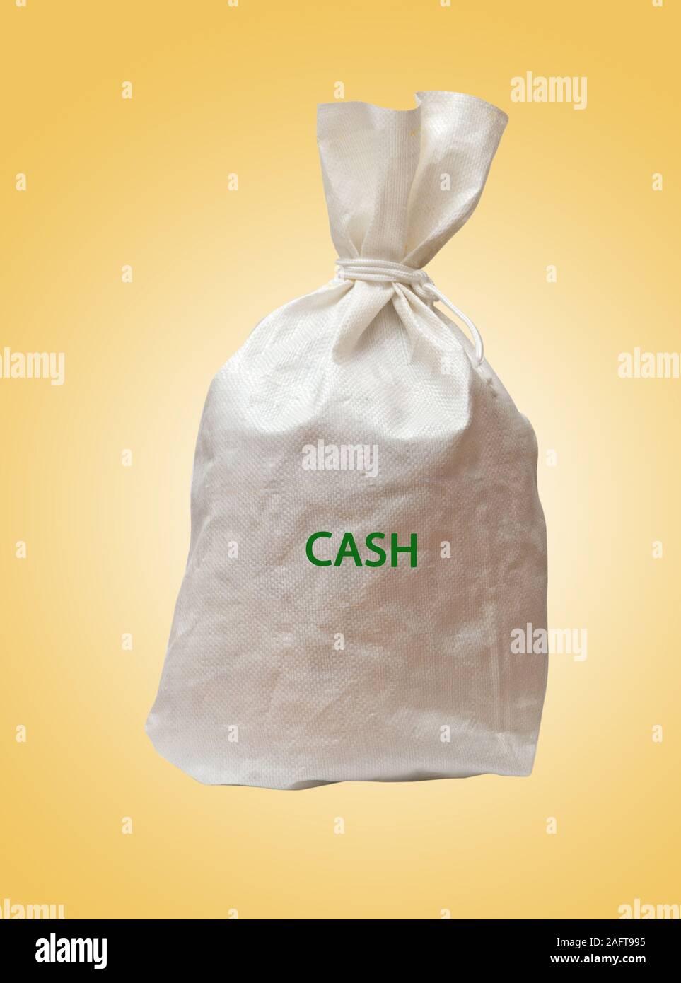 bag with cash Stock Photo - Alamy