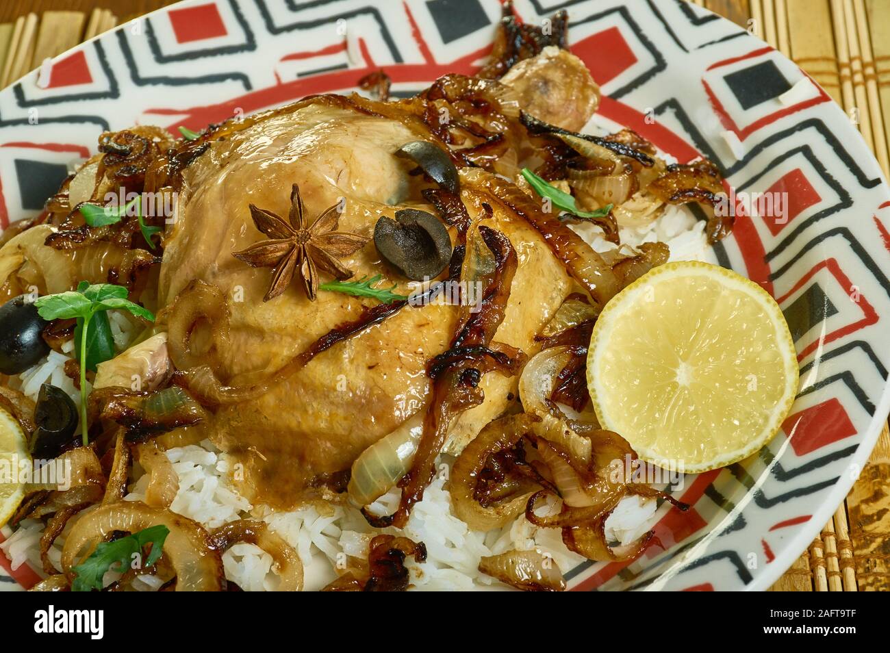 Senegalese Lemon Chicken , African Chicken Yassa Popular in West Africa ...