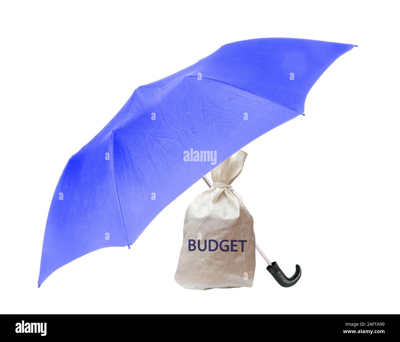 Bag with budget Stock Photo - Alamy
