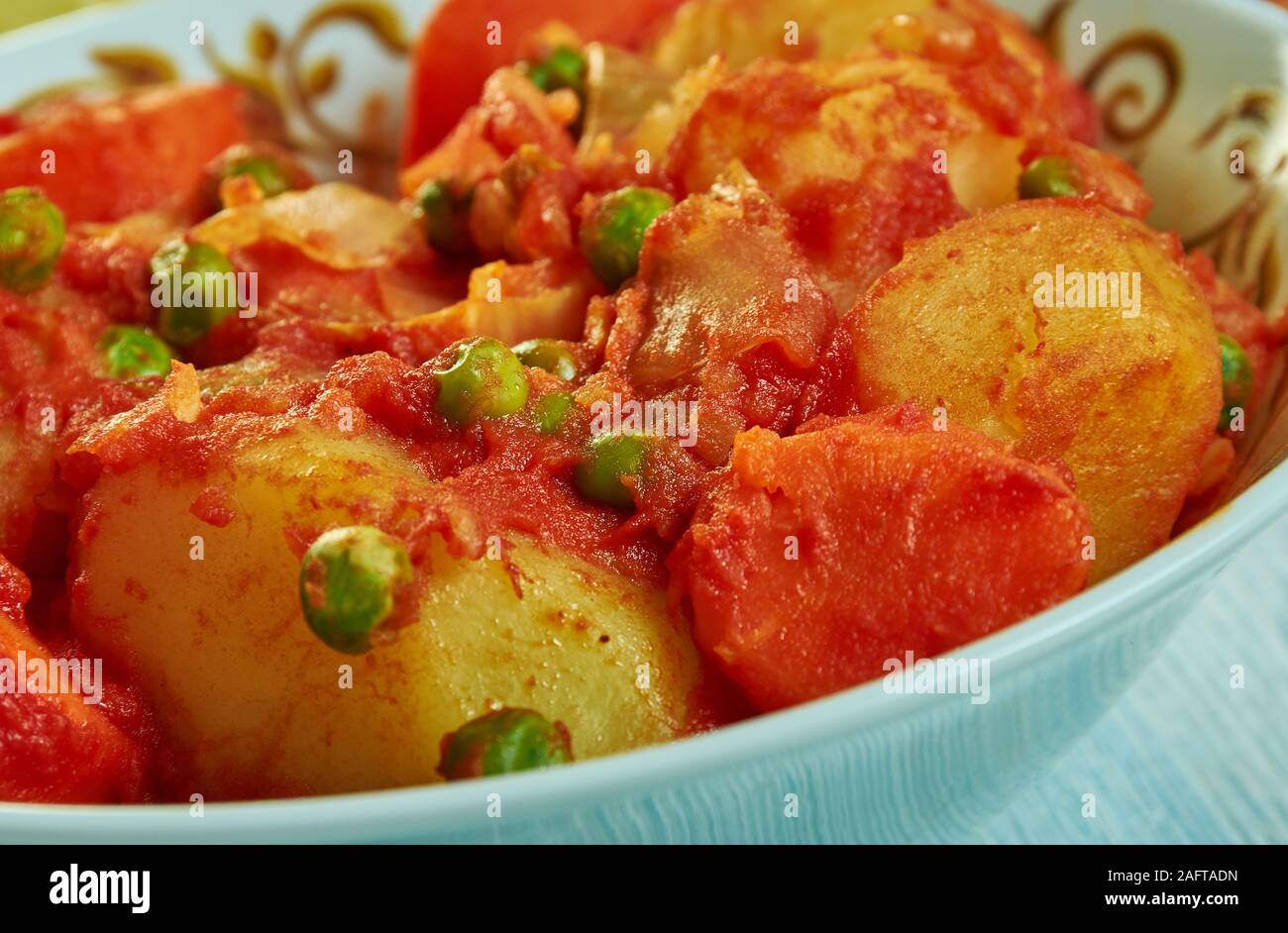Marqa batata, potato stew, Tunisian cuisine, Traditional assorted ...