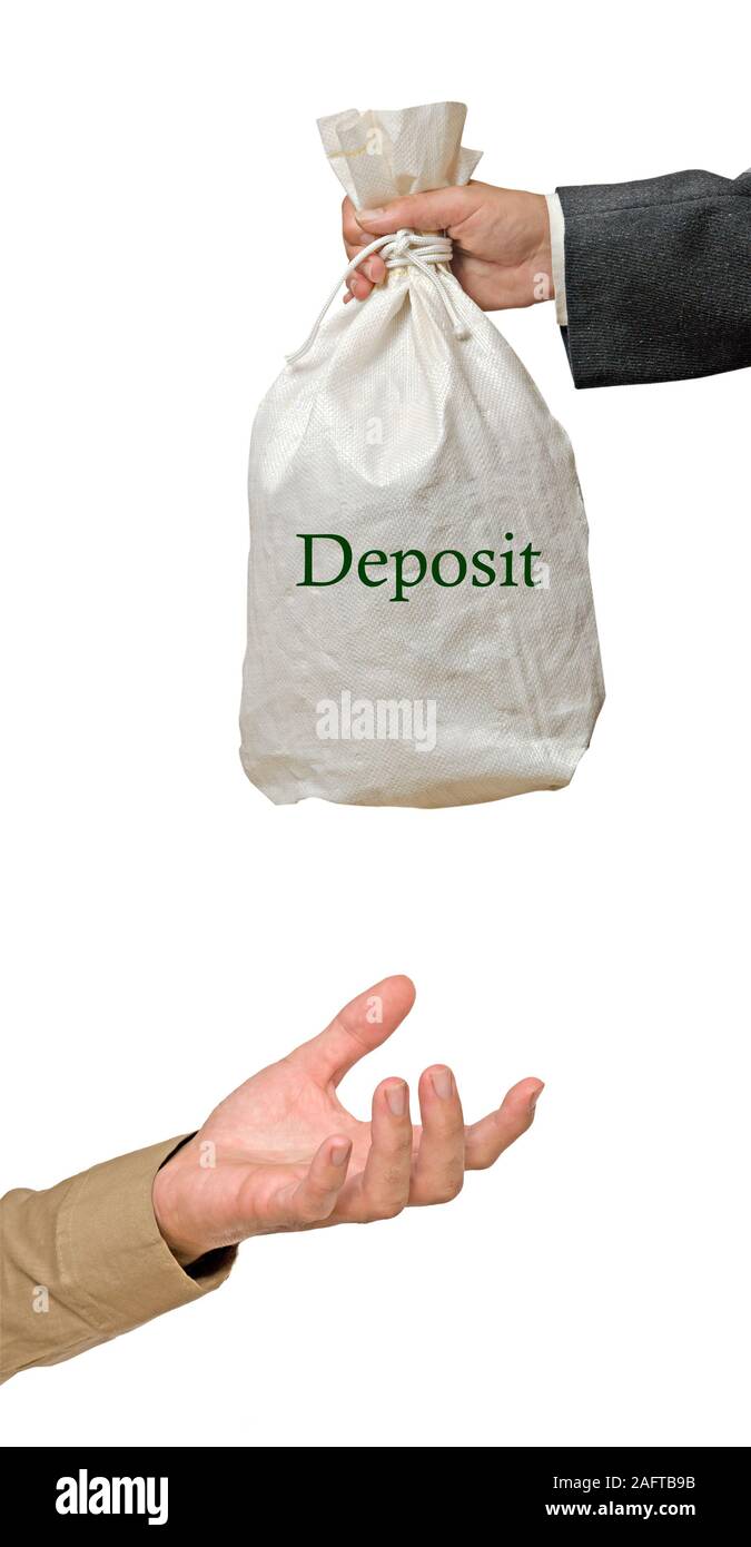 bag with deposit Stock Photo - Alamy