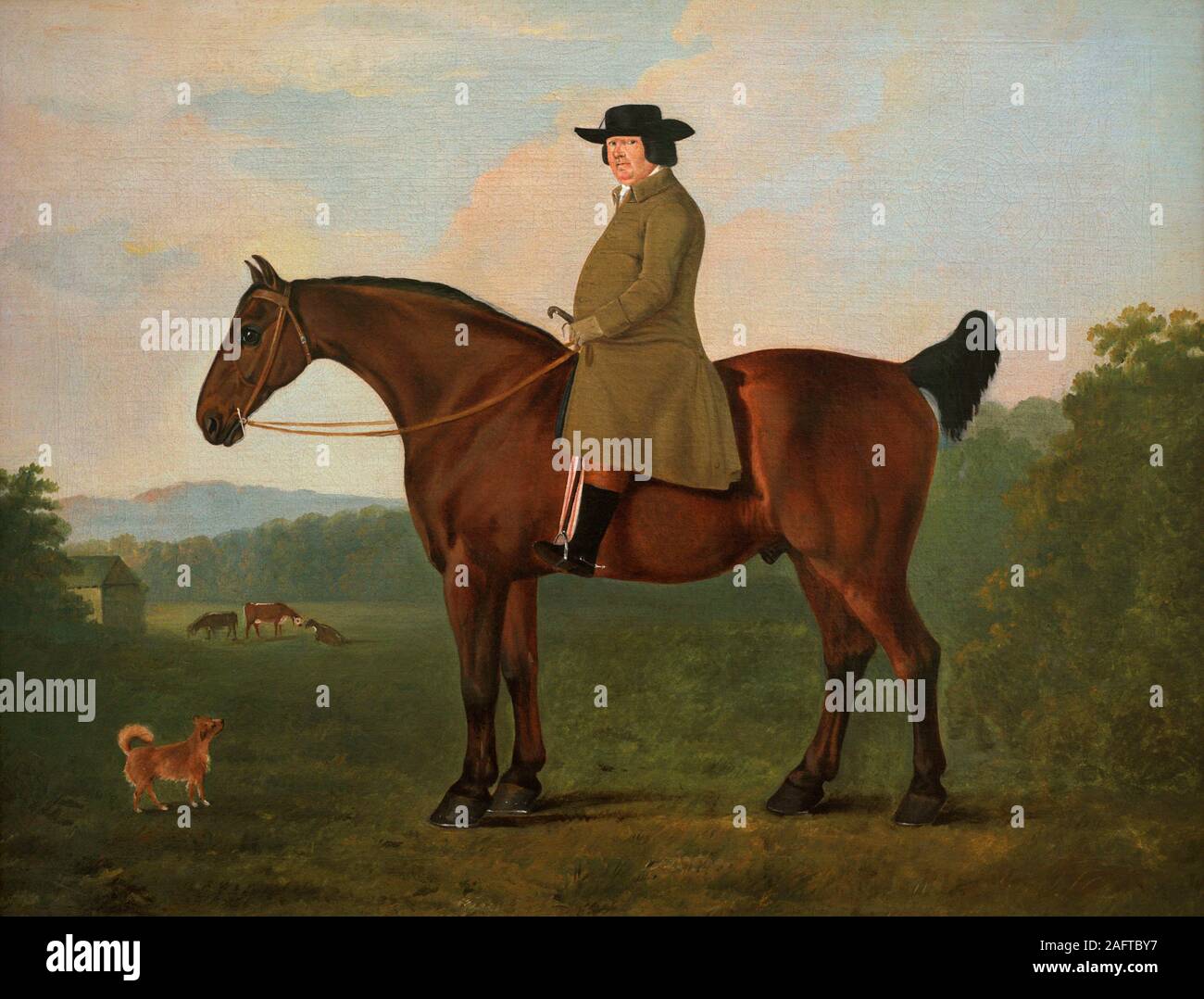 Farmer and dog painting hi-res stock photography and images - Alamy