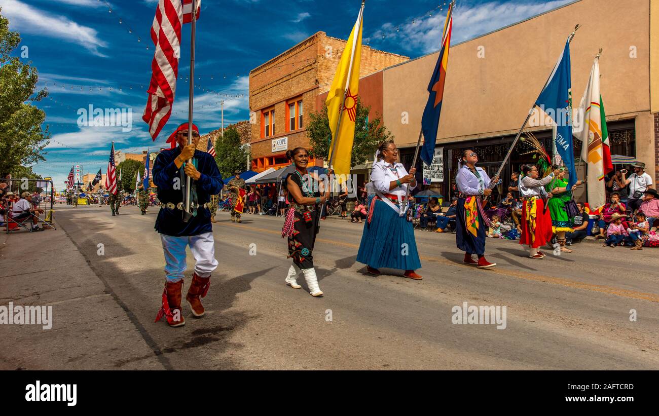 AUGUST 10, 2019 - GALLUP NEW MEXICO, USA - Portraits of Native ...