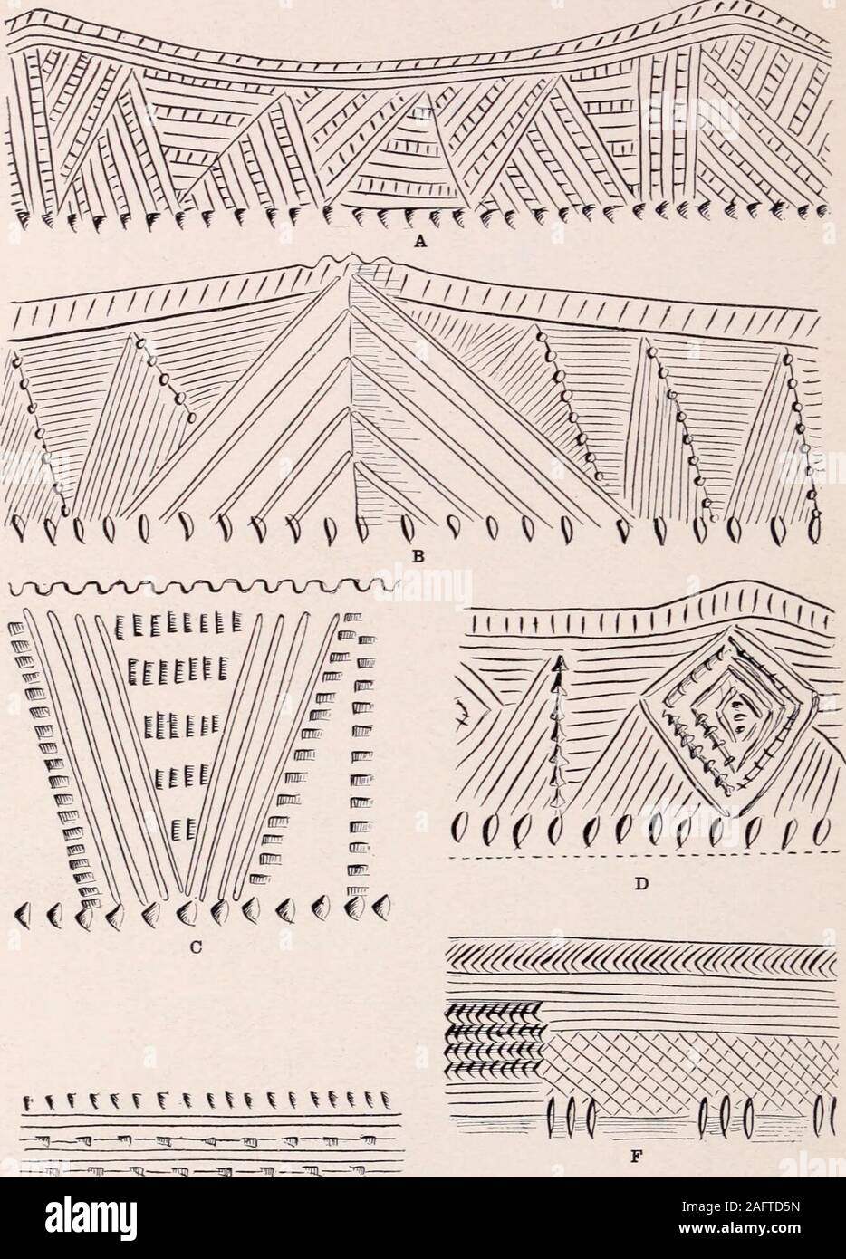 . Indians of Manhattan Island and vicinity /. INCISED DESIGNS FROM ...