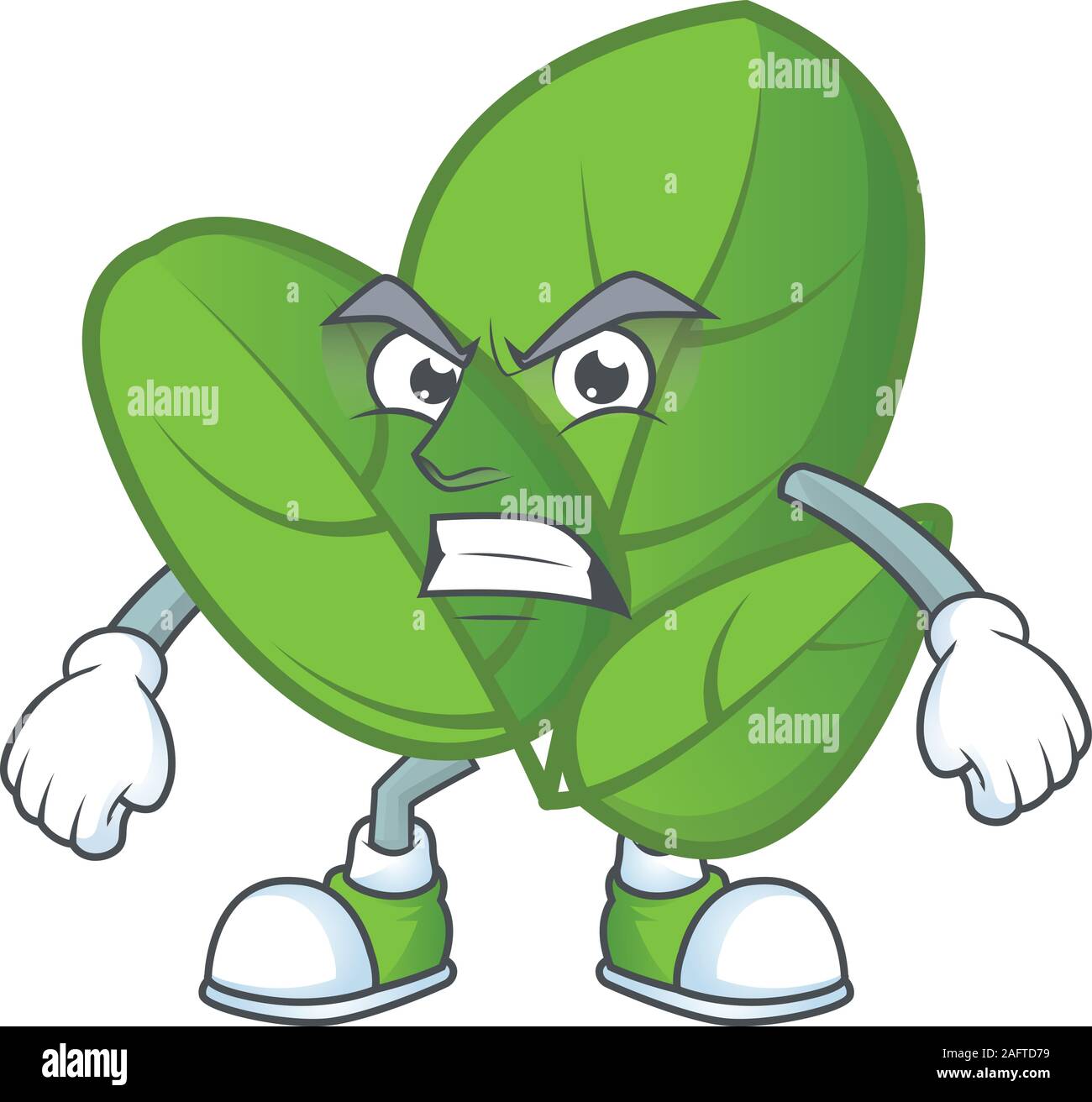Picture of basil cartoon character with angry face Stock Vector Image ...