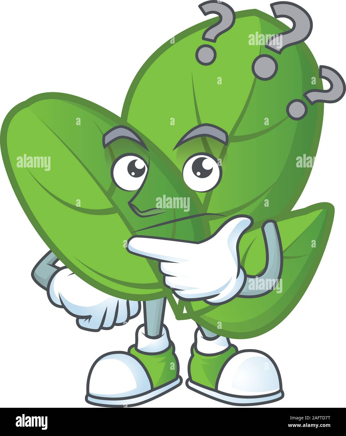 cartoon character of basil with confuse gesture Stock Vector Image ...