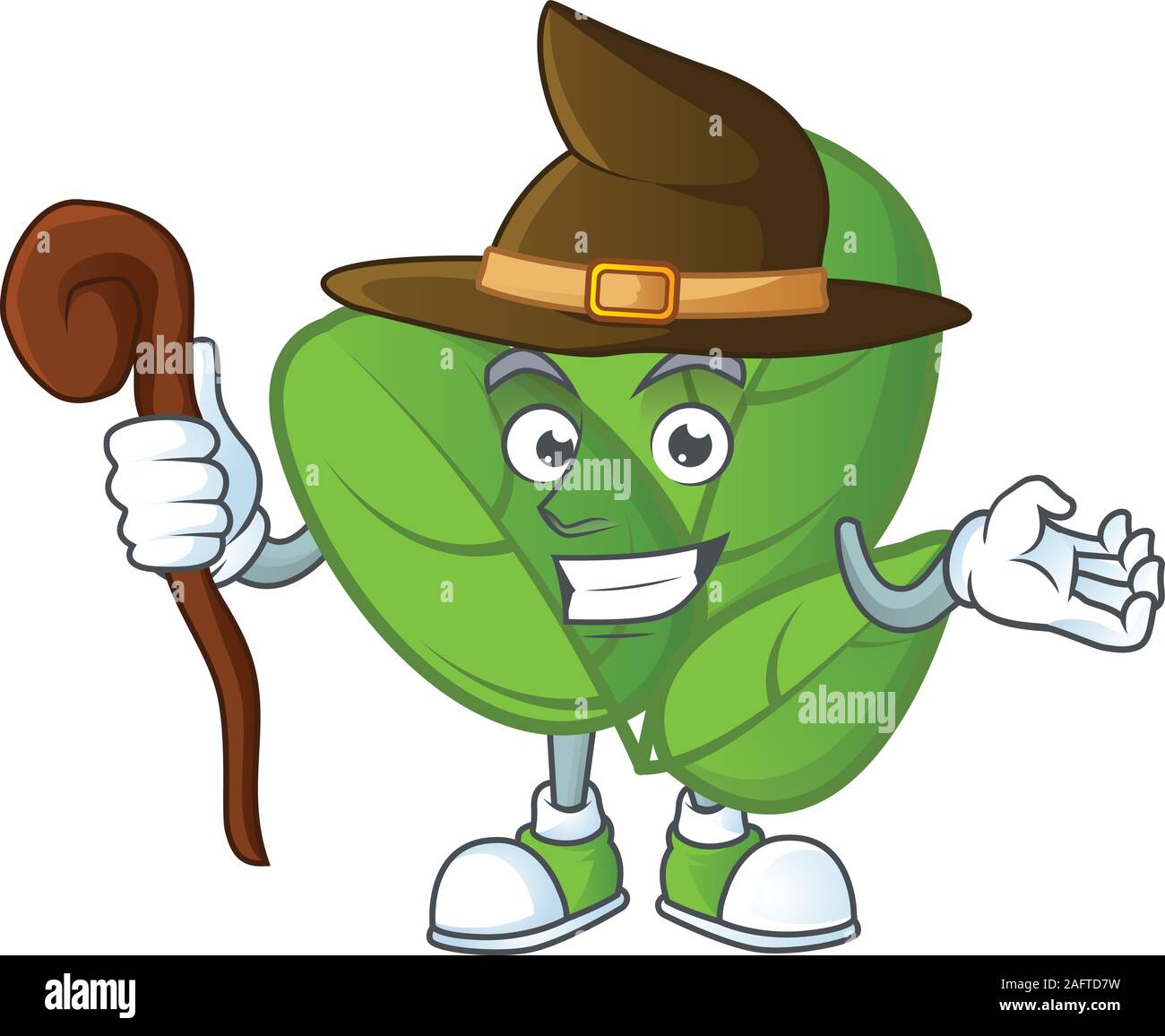 Happy Face Witch basil cartoon character style Stock Vector Image & Art ...