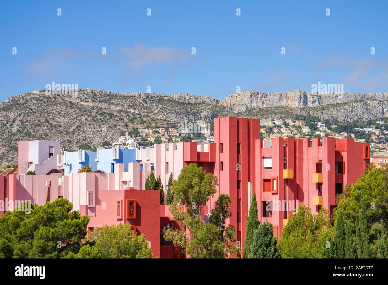 Muralla roja stairs hi-res stock photography and images - Alamy