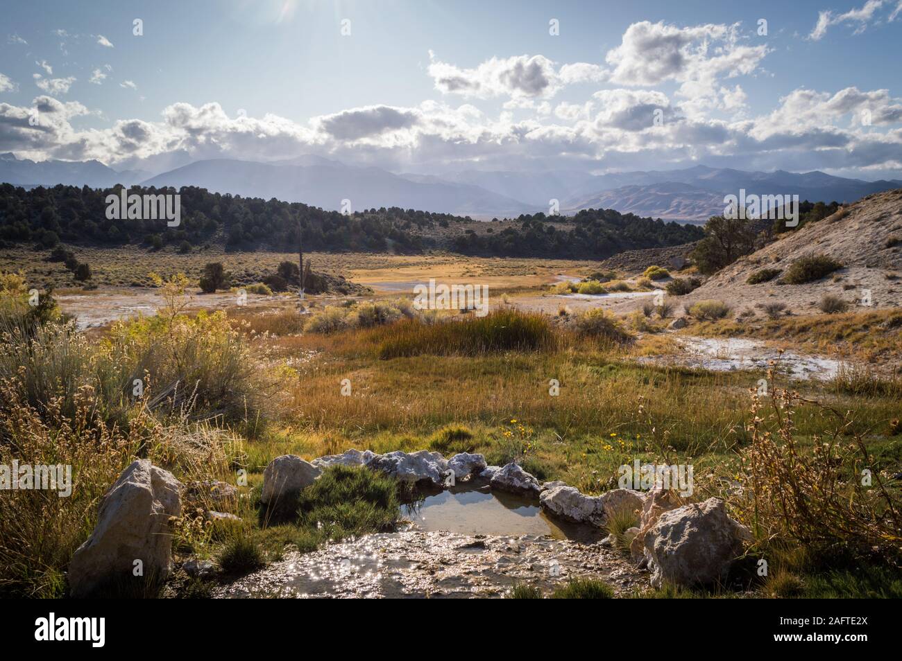 Travertine hot springs california hi-res stock photography and images ...