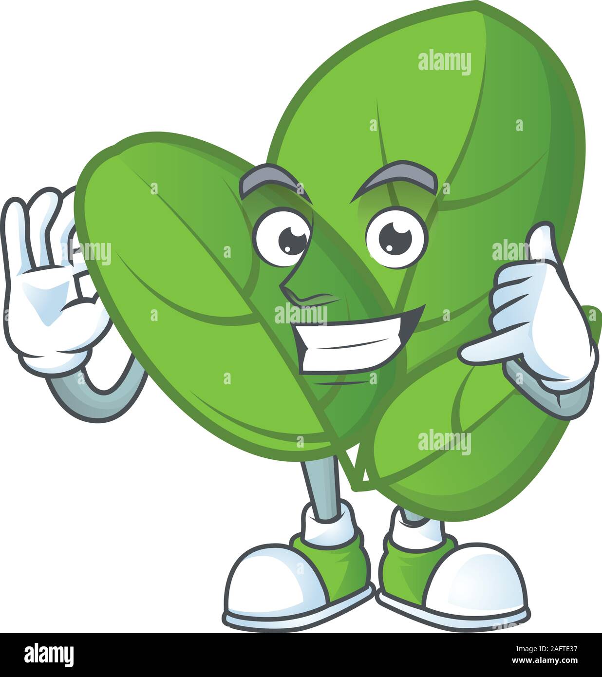 Call me cool basil cartoon character design Stock Vector Image & Art ...