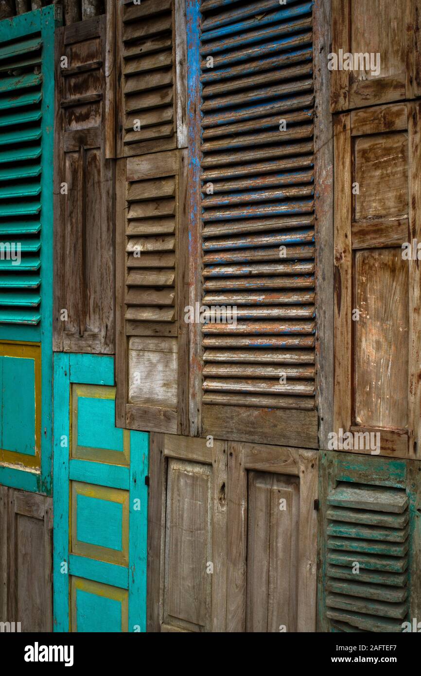 Traditional decoration classic wooden windows Stock Photo - Alamy
