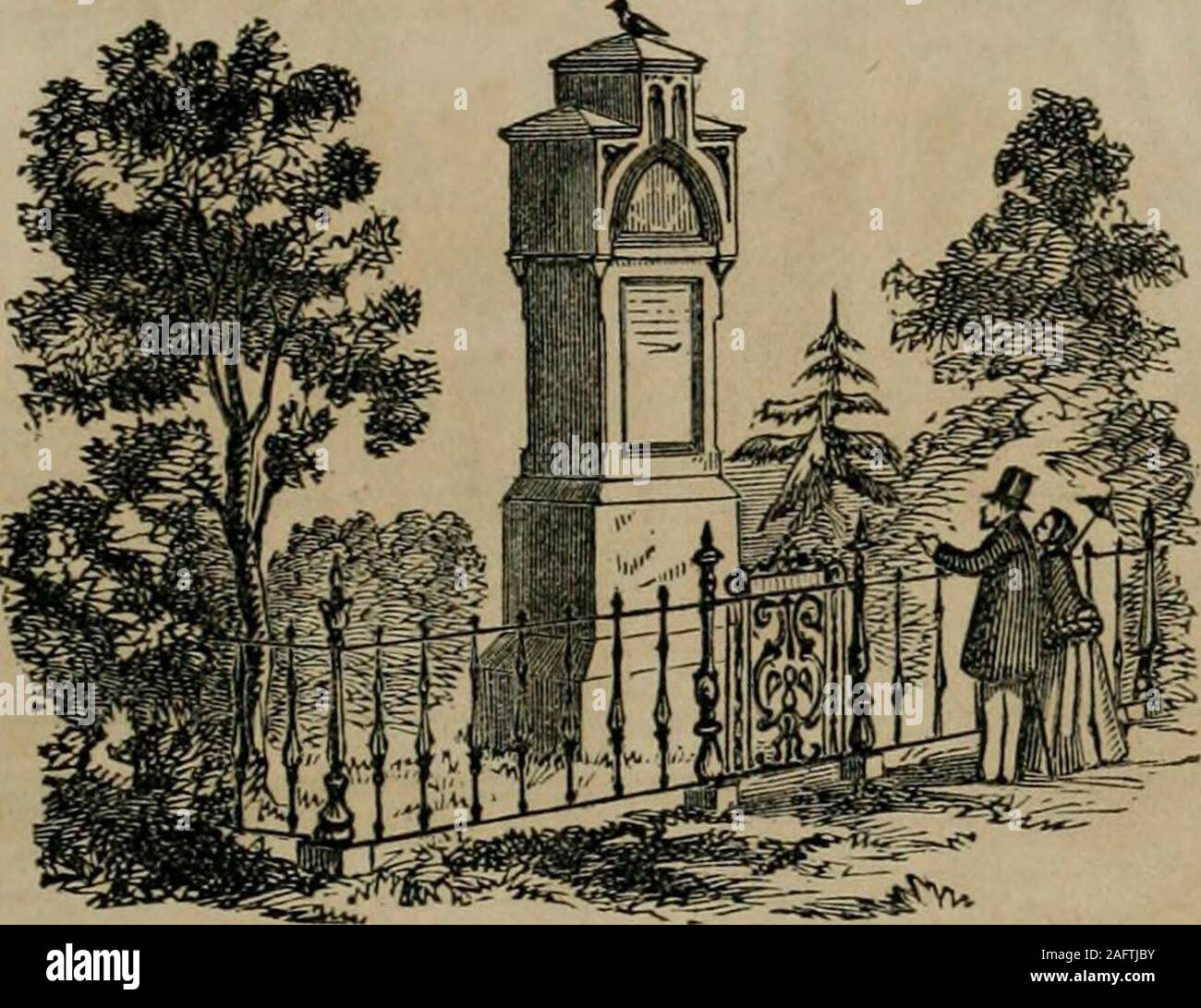 Mount auburn cemetery 1850 hi-res stock photography and images - Alamy