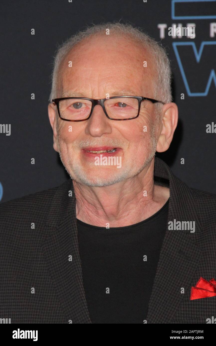 Los Angeles, USA. 16th Dec, 2019. Ian McDiarmid at Lucasfilm's "Star ...
