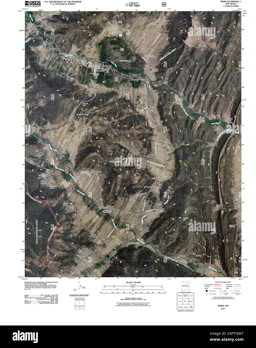 Mora new mexico map hi-res stock photography and images - Alamy