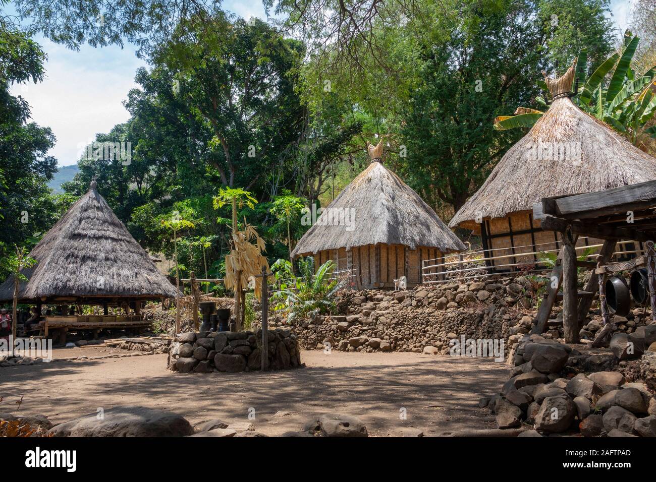 Takpala traditional village, Kalabahi, Indonesia Stock Photo - Alamy