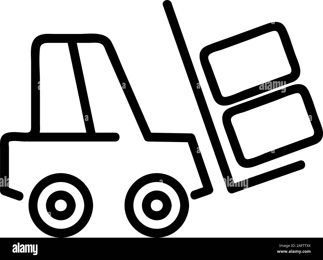 The lift icon vector. Isolated contour symbol illustration Stock Vector ...