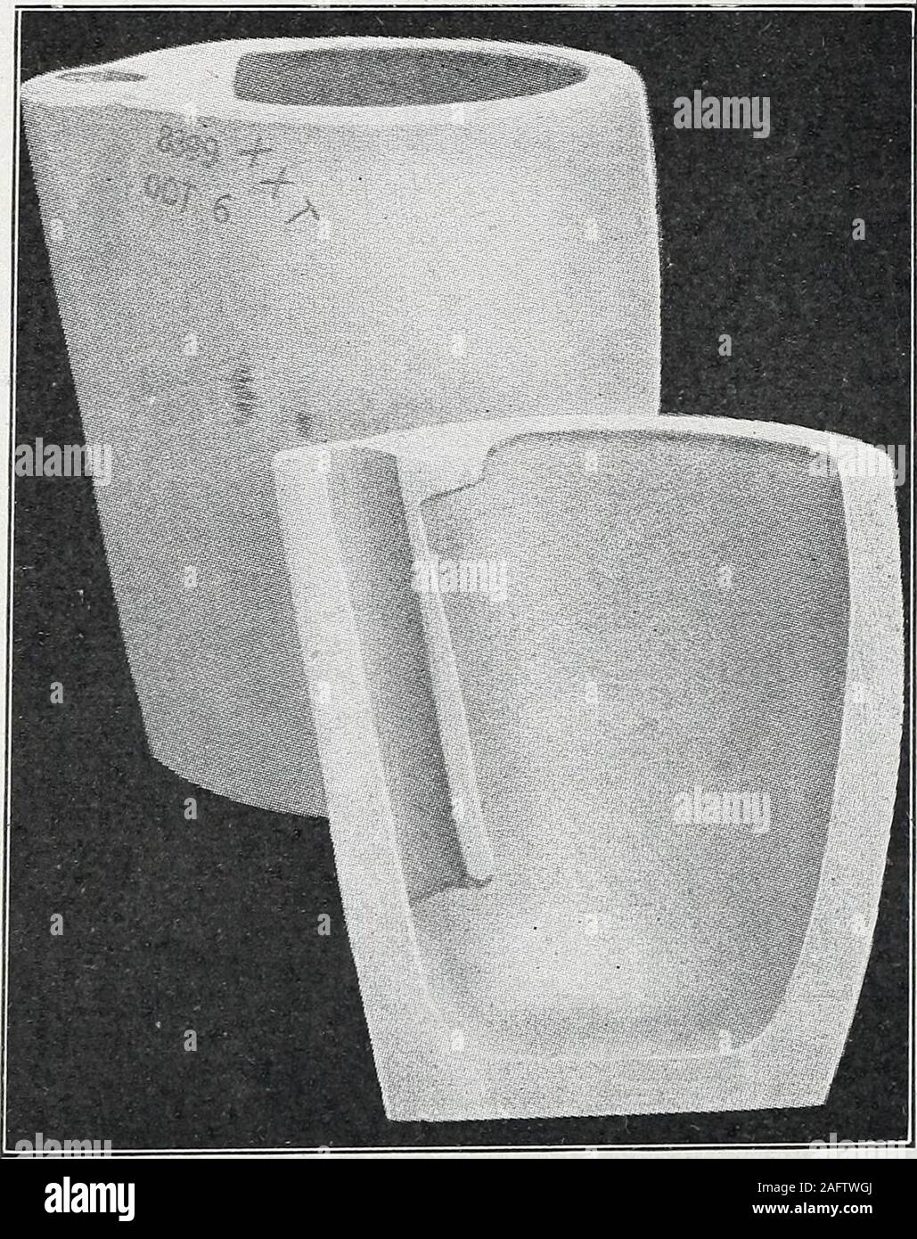 . Graphite. Type of crucible used in melting steel.(Joseph Dixon ...