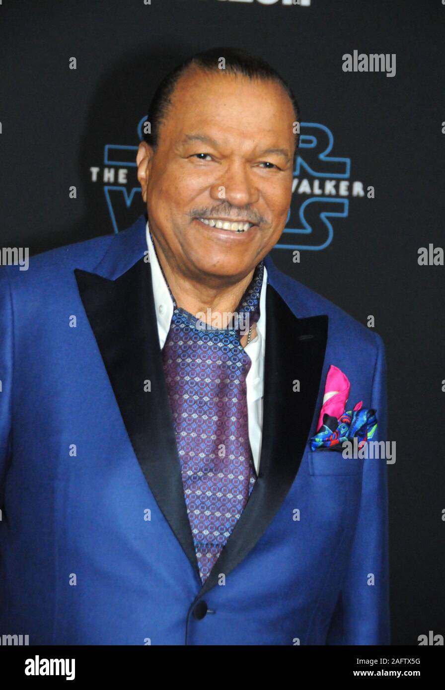 Hollywood, California, USA 16th December 2019 Actor Billy Dee Williams ...